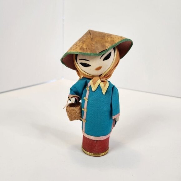 Vintage | Art | Vintage Taiwan Free China Hand Crafted Doll Traditional ...